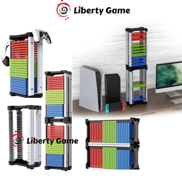 Promo Nintendo Switch PS5 PS4 Xbox Dobe Storage Stand Game Card Box ...