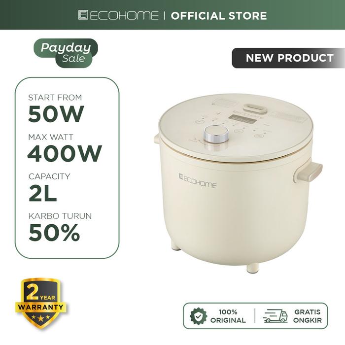 Jual Ecohome Rice Cooker Low Carbo ELS-777 Low Sugar Multifungsi Multi ...