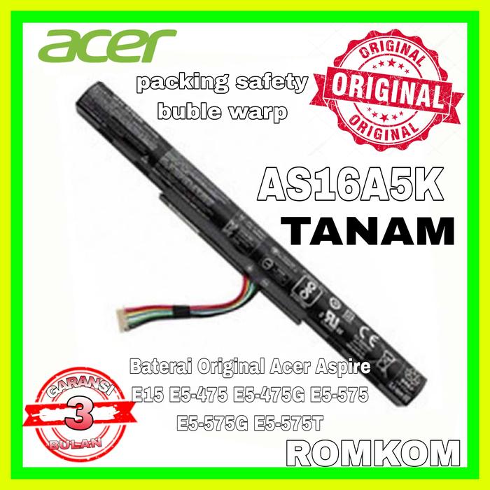 Promo BATERAI BATRE ACER ASPIRE E5-475 E5-475G E5-575 E5-573G ORIGINAL - Jakarta Utara - ROMKOM ...
