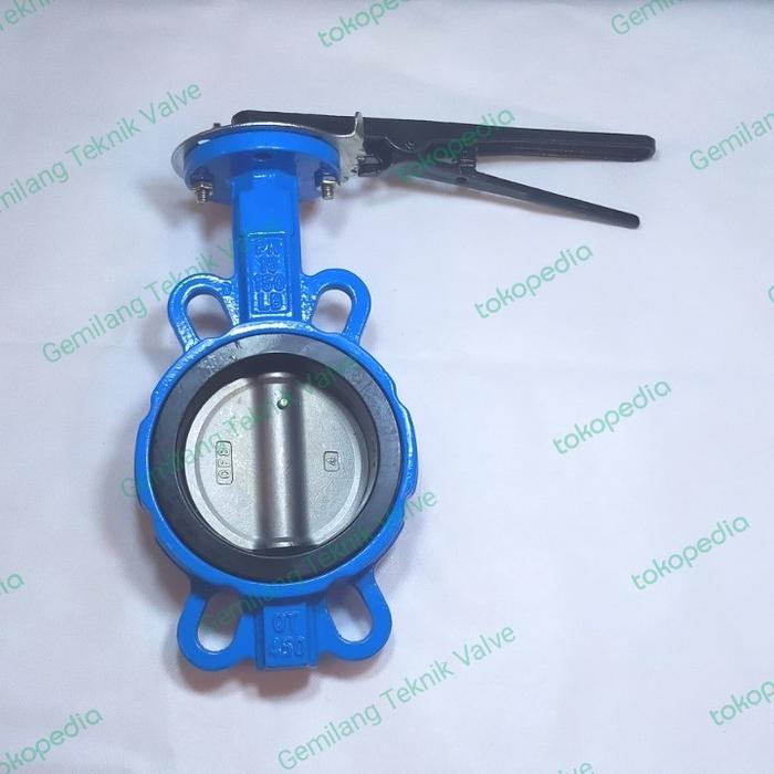 Jual Butterfly Valve 2" inch jis 10k pn16 Cast Iron Disc CF8 ss304 - Jakarta Barat - Gemilang ...