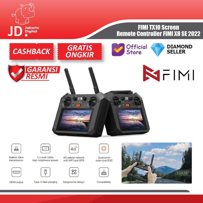 Jual Fimi Tx10 Screen Remote Controller Fimi X8 Se 2022 Original Di ...