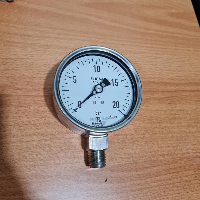 Jual PRESSURE GAUGE 0 TO 20 BAR FULL SS / SUS - Jakarta Barat - Epoch ...