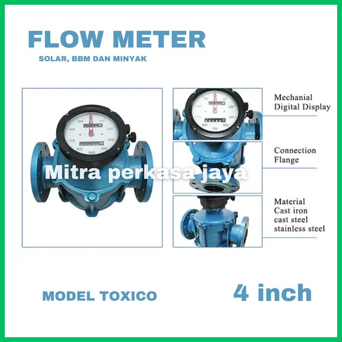 Jual Flowmeter Bbm Solar Minyak Digital Flow Meter 4”Inch Model Toxico ...