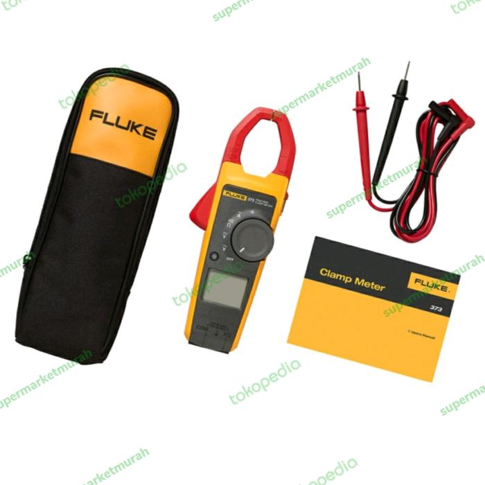 Jual fluke 373 True Rms Ac clamp meters digital tang ampere meter ...