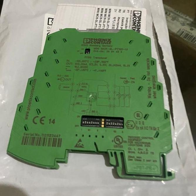 Jual Phoenix Contact Mini Mcr-Sl-Pt100-Ui Pt100 Temperature Transducer ...