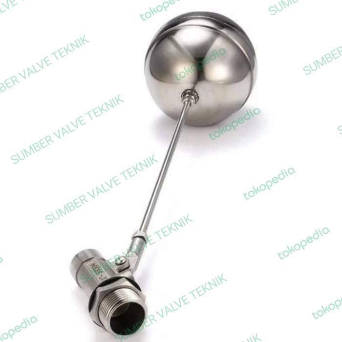 Jual Floating Valve Pelampung Tangki Otomatis Full All Stainless 1 ...
