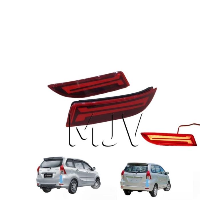 Jual LAMPU VARIASI BUMPER BELAKANG AVANZA XENIA 2012-2015 RUNNING SEIN ...