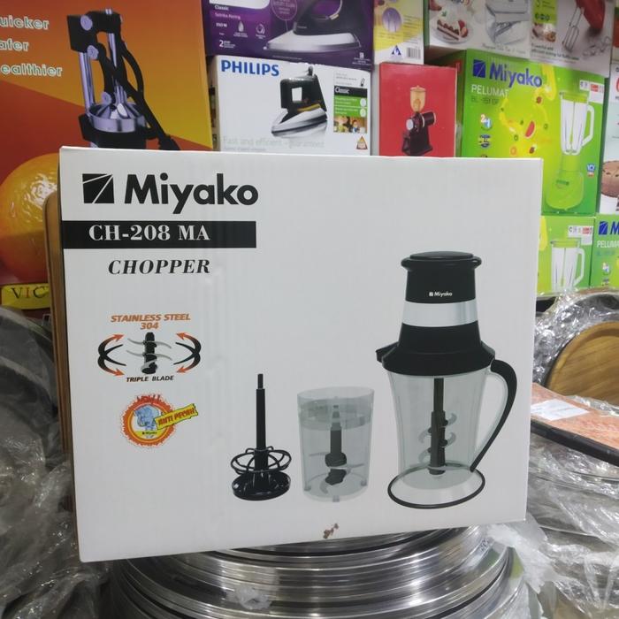 Jual Miyako CH 208 MA Chopper Blender Miyako 2in1 6 Mata Pisau Garansi ...