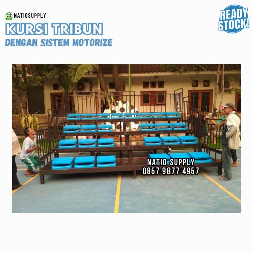 Jual portable kursi tribun stadion lipat fiberglass 26 orang - Sistem ...