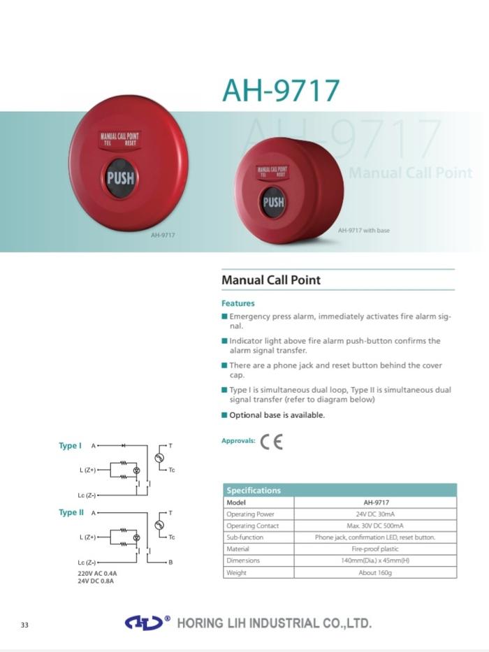 Jual Manual Call Point/Pushbutton Horing Lih - Jakarta Barat - Welsa ...