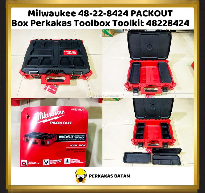 Jual Milwaukee 48-22-8424 PACKOUT Box Perkakas Toolbox BAG Toolkit ...