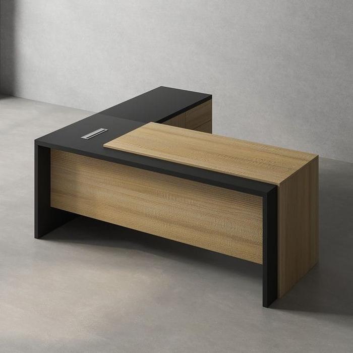 Jual Meja Kantor Plywood HPL Meja tulis, meja kerja , meja L shape ...