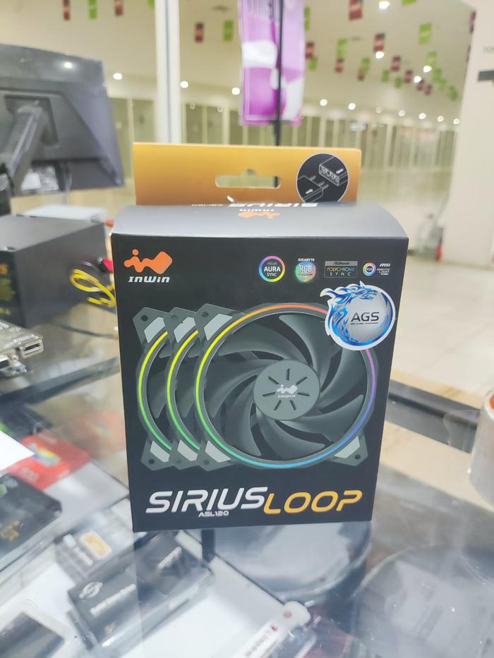 Jual fan casing Inwin Sirius Loop ASL120 120 mm ARGB Fan 3 Units - Kota ...