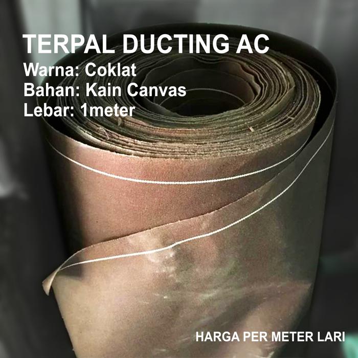 Jual Terpal Canvas Ducting - Kain Canvas Dak AC - Coklat - Jakarta ...