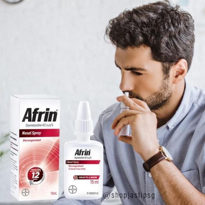 Jual Afrin Nasal Spray Singapore 15Ml Decongestant Pilek Hidung Tersumbat - Jakarta Barat - abas ...