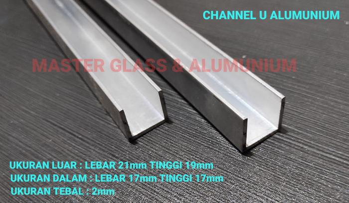 Jual Channel U Alumunium Tebal Pintu Lipat 200cm - Jakarta Barat ...