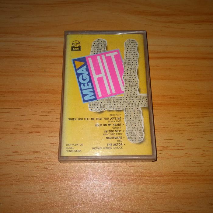 Jual Kaset MEGA HIT 4 - Genesis Roxette Diana Ross Richard Marx Lenny ...