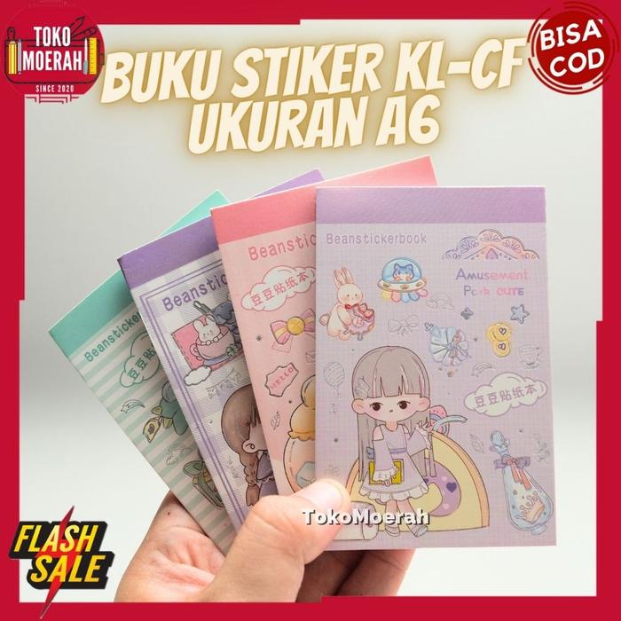 Jual BUKU STIKER KL-CF STICKER BOOK ALBUM KL CF UKURAN A6 SENMU MASU ...