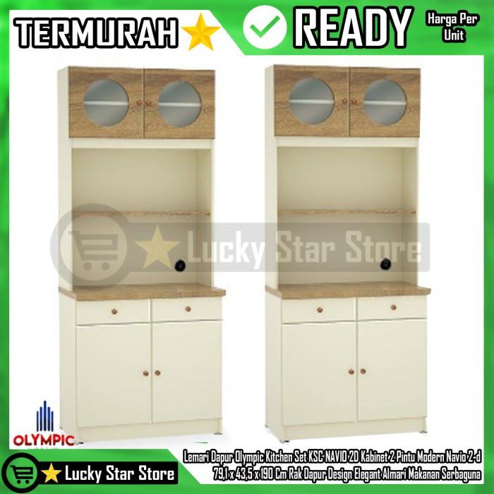 Jual [Kargo] Lemari Dapur Olympic Kitchen Set KSC NAVIO 2D Kabinet 2 ...