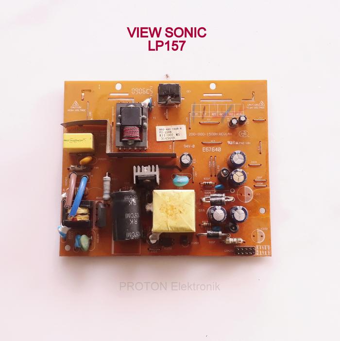 Jual PSU LCD Monitor VIEW SONIC LP157 PCB Power Supply E67640 200-000 ...
