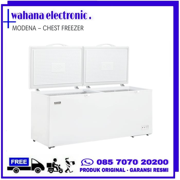Jual MODENA MD65W MD65 W CHEST FREEZER BOX 2 PINTU 650 L MD-65W MD-65 W ...