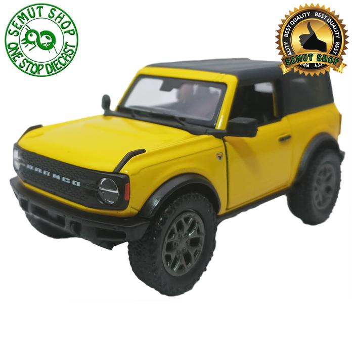 Jual Kinsmart 2022 Ford Bronco Hard Top Polos Miniatur Mobil Ford ...