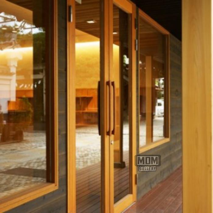 Jual Handle Pintu Kayu Jati Solid Model Siddhi 02 / Handle Kayu Jati ...