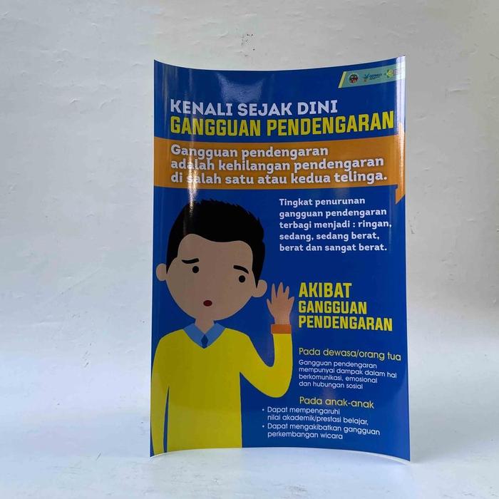 Jual Poster Kesehatan Telinga, Poster Kesehatan Indera, Poster ...
