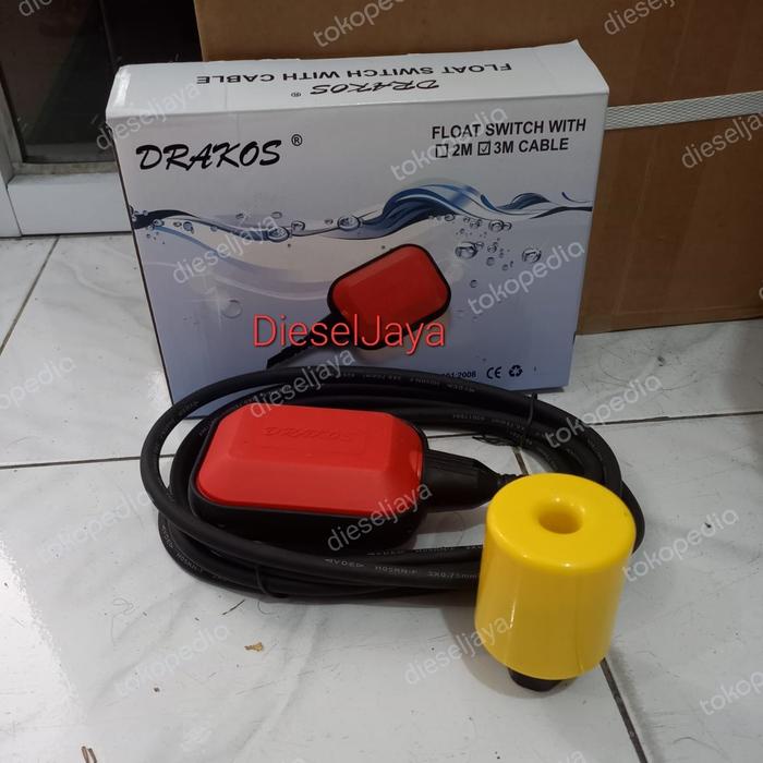 Jual float switch drakos panjang kabel 2meter Pelampung air - Kab. Bekasi - dieseljaya | Tokopedia