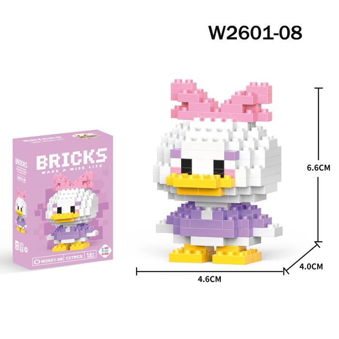 Jual Mainan Blok Balok Susun Brick Block Puzzle Edukasi Anak DIY ...