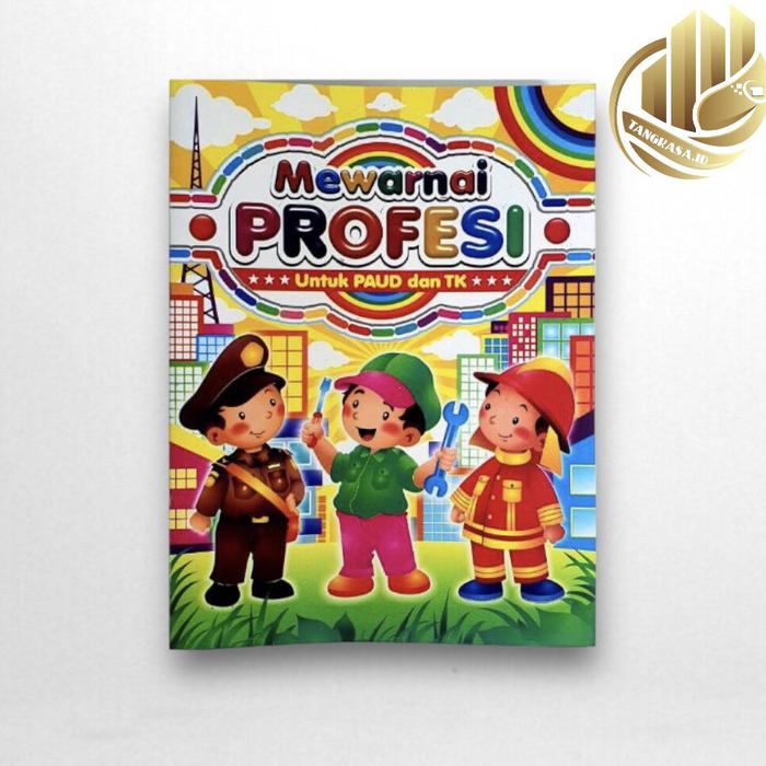 Jual Buku mewarnai karakter seri profesi buku ukuran besar - Kab ...