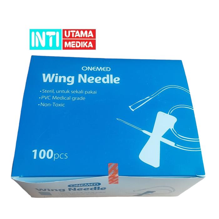 Jual Wing Needle 23G Onemed Wing Needle 25G Onemed Wing Needle 27G ...