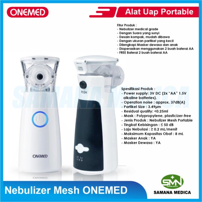 Jual Nebulizer Mesh Onemed M102 Alat Uap Portable - Alat Terapi ...