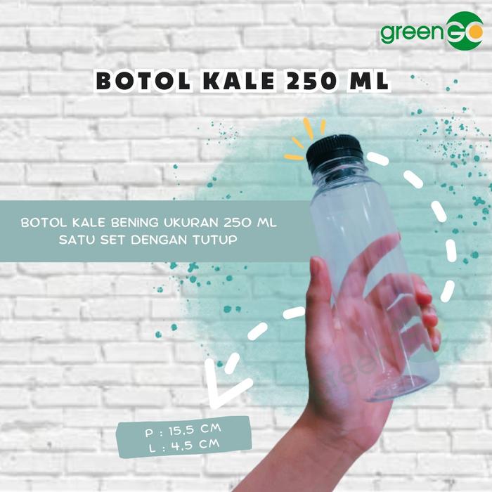 Jual BOTOL PLASTIK 250 ML BOTOL KALE 250 ML BOTOL PLASTIK BENING ...