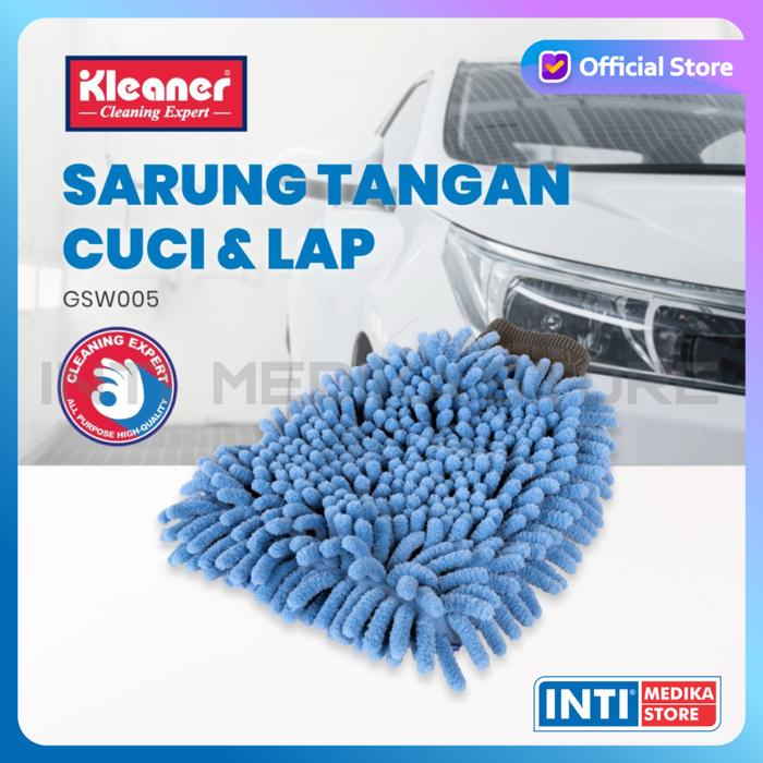 Promo KLEANER - Sarung Tangan Chenille MICROFIBER | Lap Cuci Mobil ...