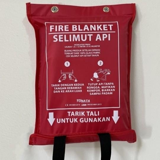 Jual fire blanket Selimut Pemadam Api 1.2 x 1.2 meter 1,2m 1.2m - Kab. Bekasi - safety indo tama ...