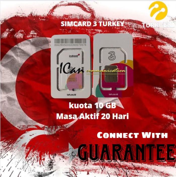 Jual Sim Card Turkey / Saudi Arabia 10gb Simcard Turki Kartu Data ...