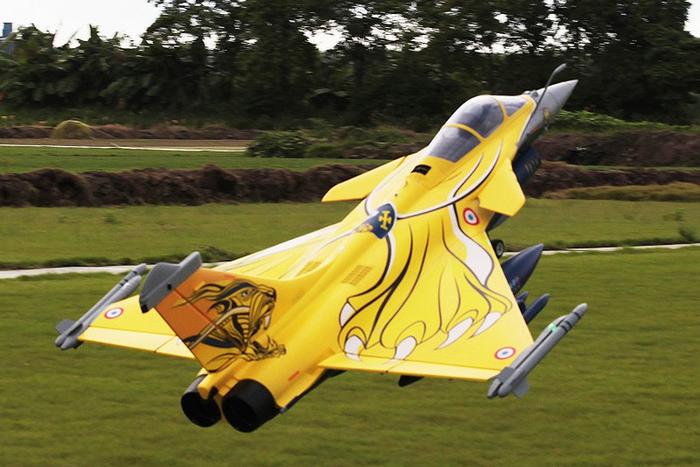 Jual Pesawat RC aeromodelling Jet FMS Rafale 80MM PNP Tanpa Gyro - Kota ...