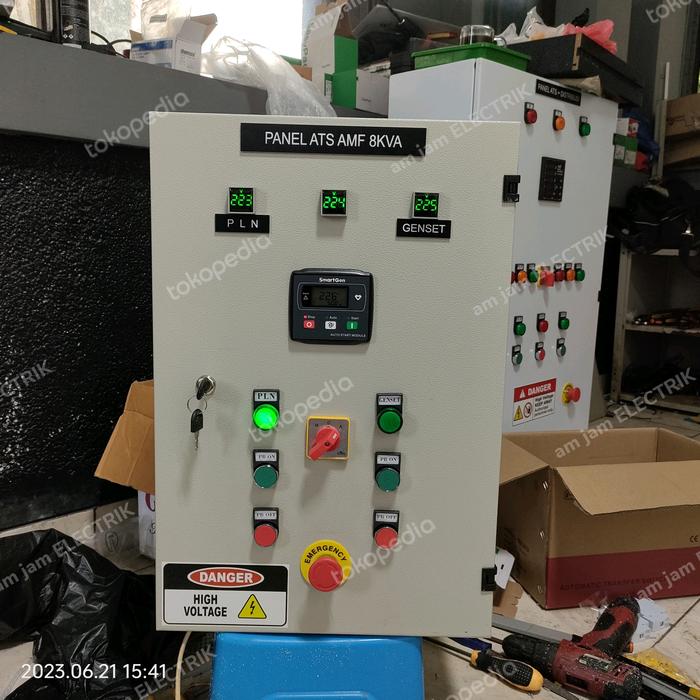Jual Ats AMF 8kva 1phase kontaktor LC1D32M7 Schneider - auto PLN genset ...