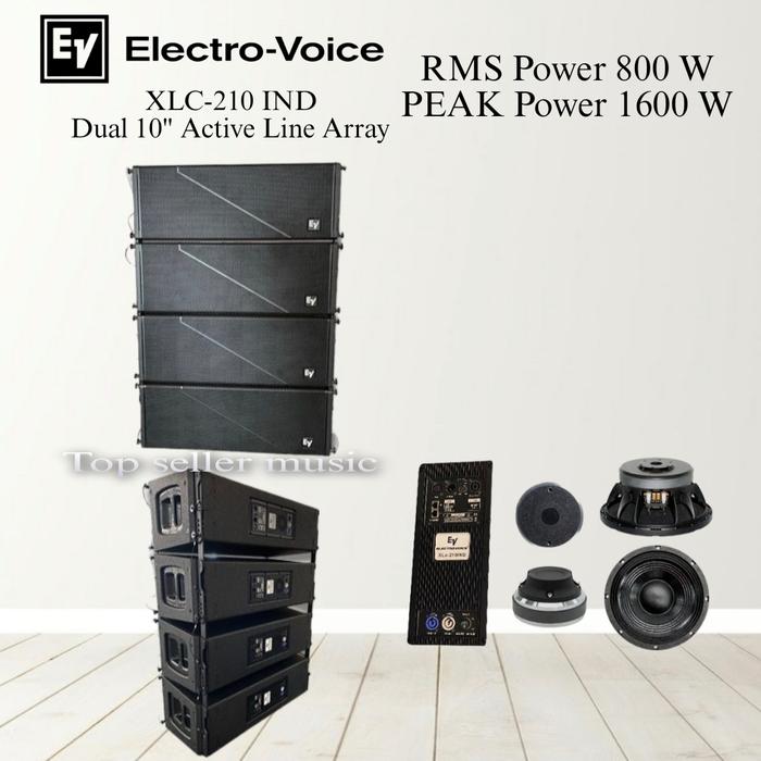 Jual Speaker Line Array Aktif ElectroVoice 2X10 Inch XLC 210 IND ...