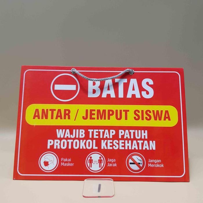 Jual Hard Poster || Batas Antar Jemput Siswa | Poster Sekolah, Poster ...