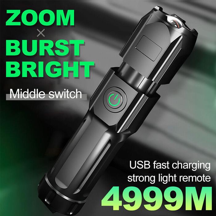 Jual Senter Emergency Led Cob Multifungsi P100 Senter Darurat Hammer ...