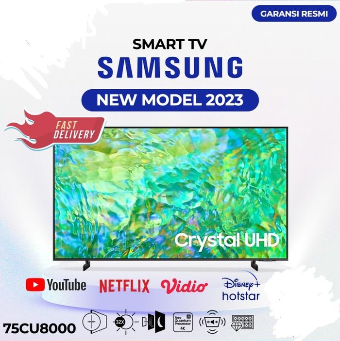 Jual SAMSUNG 75CU8000 CRYSTAL 4K UHD SMART TV 75 Inch UA75CU8000KXXD - Jakarta Barat ...