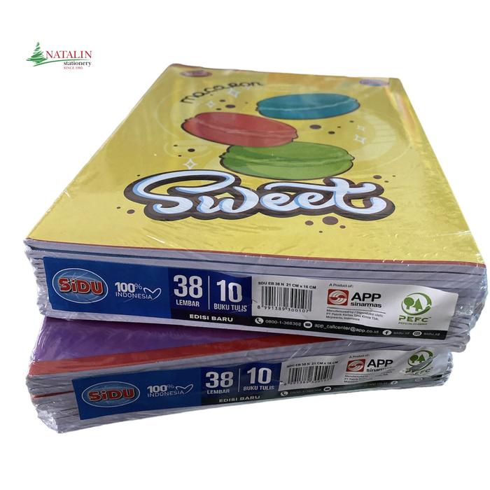 Jual Buku Tulis Sidu 38 Lembar Isi 10 Buku / Sdu Eb / Atk Sekolah Anak ...