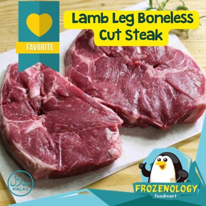 Promo Lamb Leg Boneless Cut Steak 500gr isi 2 pcs |Daging Paha Kambing Muda - Kota Bekasi ...
