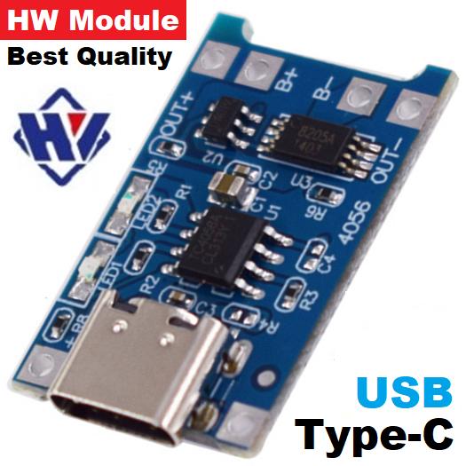 Promo TP4056 USB Type C 18650 Battery Charging Module Lithium Ion ...