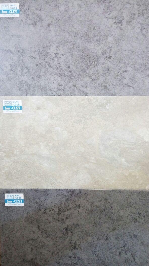 Jual Lantai Vinyl Tile Cleo motif Stone tebal 3mm Anti Air - Kota ...