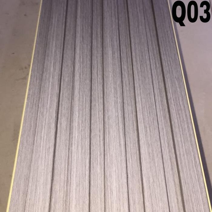 Jual WPC wall panel slim Wood panel super 3m - Q03, sample 10cm ...