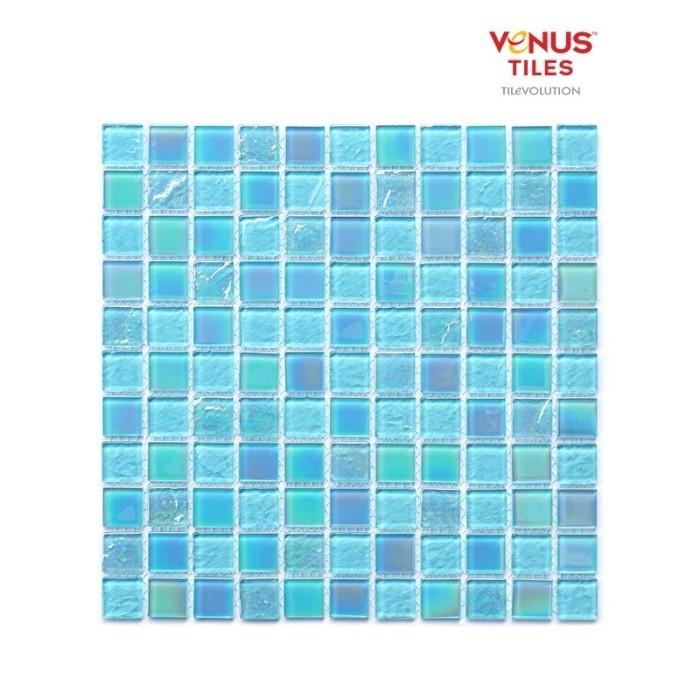 Jual Venus Neo Rainbow Sky Blue - Mozaik Keramik Dinding Rumah ...