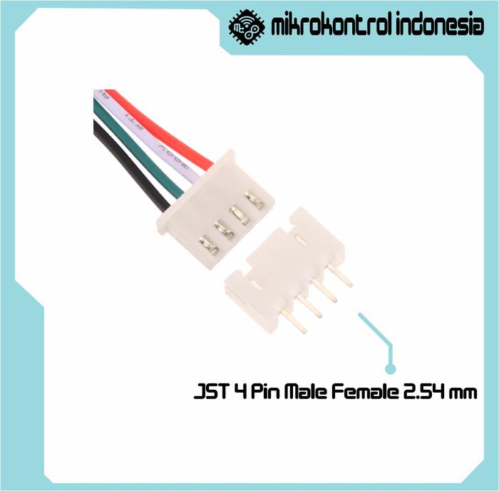 Jual Jst 4 Pin Male Female 2.54 mm - Kab. Tasikmalaya - mikrokontrol indonesia | Tokopedia